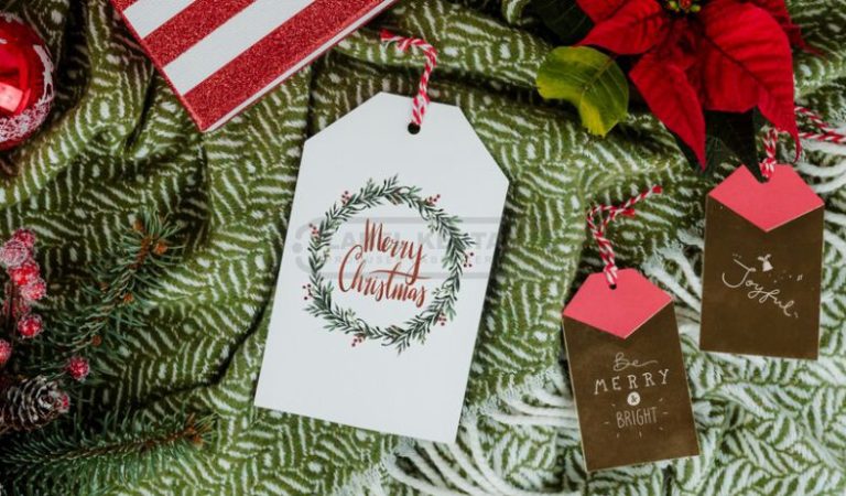 Label Kertas Custom Spesial Natal - Label Kertas
